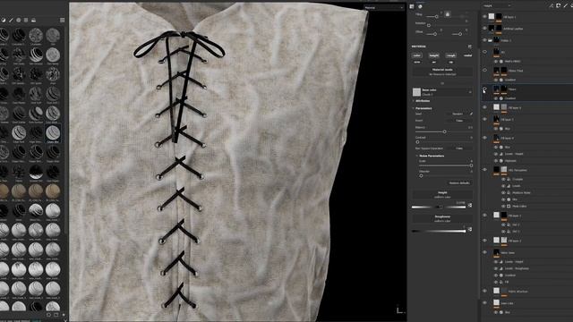 Making a Post-Apocalyptic Vest Material in Substance 3d Painter - Tutorial