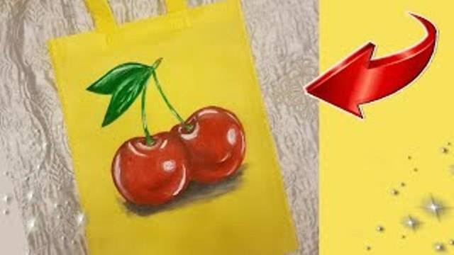 МАРТА Сумка ШОППЕР с рисунком своими руками