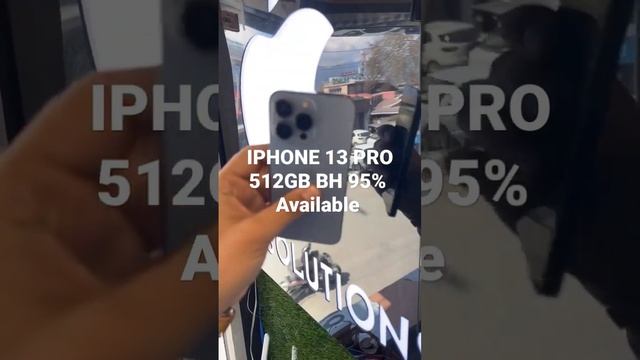 IPHONE 13 PRO 512GB BH 95% available
