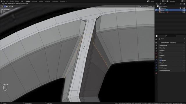 Диск _ Highpoly _ Уроки Blender3D _ Tutorial Blender _ Путь в Gamedev _ 3D