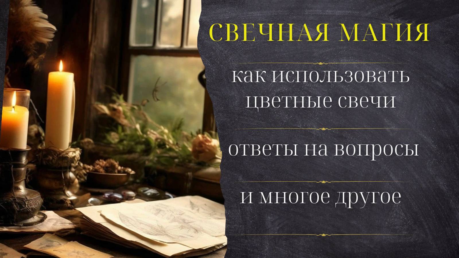 🕯 Свечная магия. Как использовать цветные свечи. Ответы на вопросы и другие интересные темы. 🕯