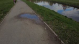 Парк имени Чангаза Айтматова и потрясающий фонтан водопад который работает днём и ночью л