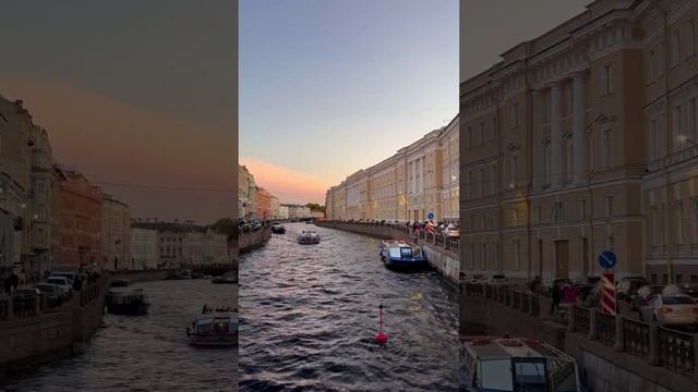 Питер. Закат. Кораблик. 🤔