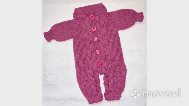 Комбинезон с косами на 9-12месяцев