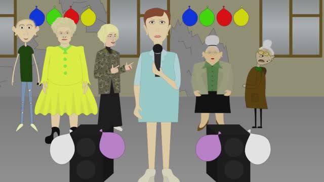 Бабка Алка Серия 16 - 1 Сентября С Бабкой Алкой - Уродская Анимация
