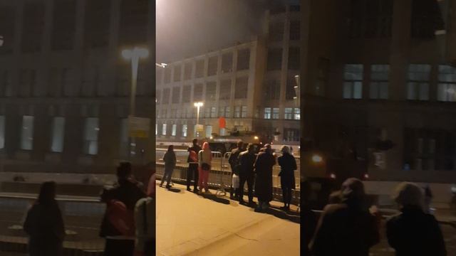 На репетицию парада