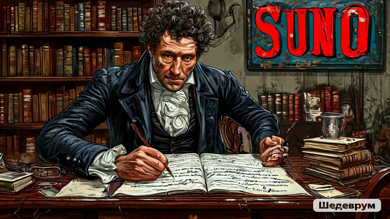 НЕЙРОСЕТЬ - suno.com | ПОЭТ - (Автор А. С. Пушкин) №3 | ХАН БАТОН | Творческий режим