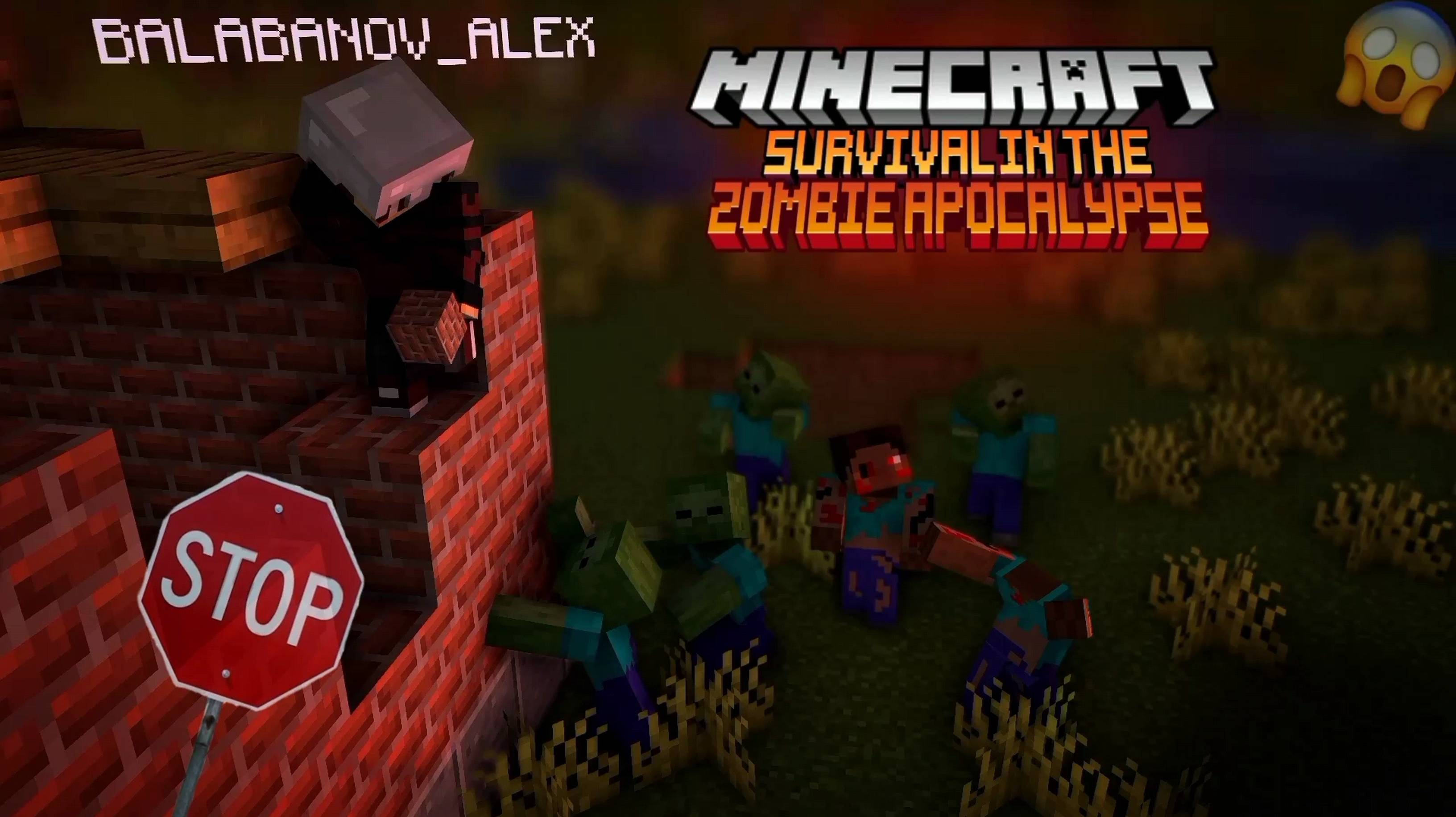 Я ВЫЖИЛ 6 ДНЕЙ ЗОМБИ-АПОКАЛИПСИСА В МАЙНКРАФТЕ (3 ЧАСТЬ)