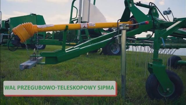 Валкообразователь SIPMA ZK 455 WIR в работе