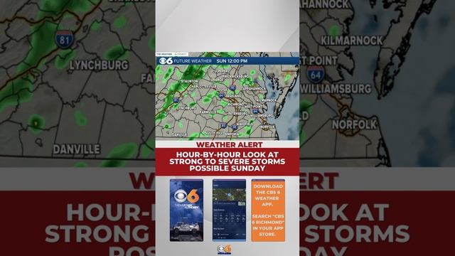 Updated hour-by-hour look at severe storms risk