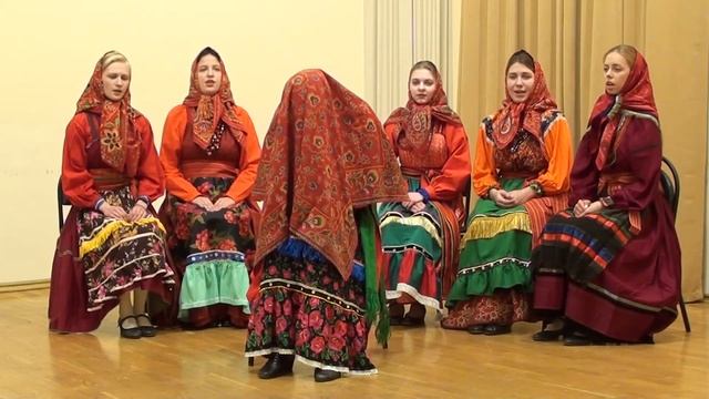 #ETHNOgnesin Групповое причитание подруг и невесты на свадьбе \ Group lamentation at the wedding