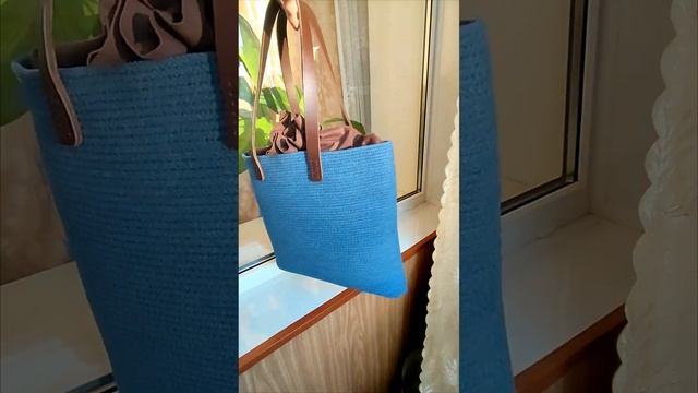 Сумка женская из шнура, ручной работы #handmade #bag