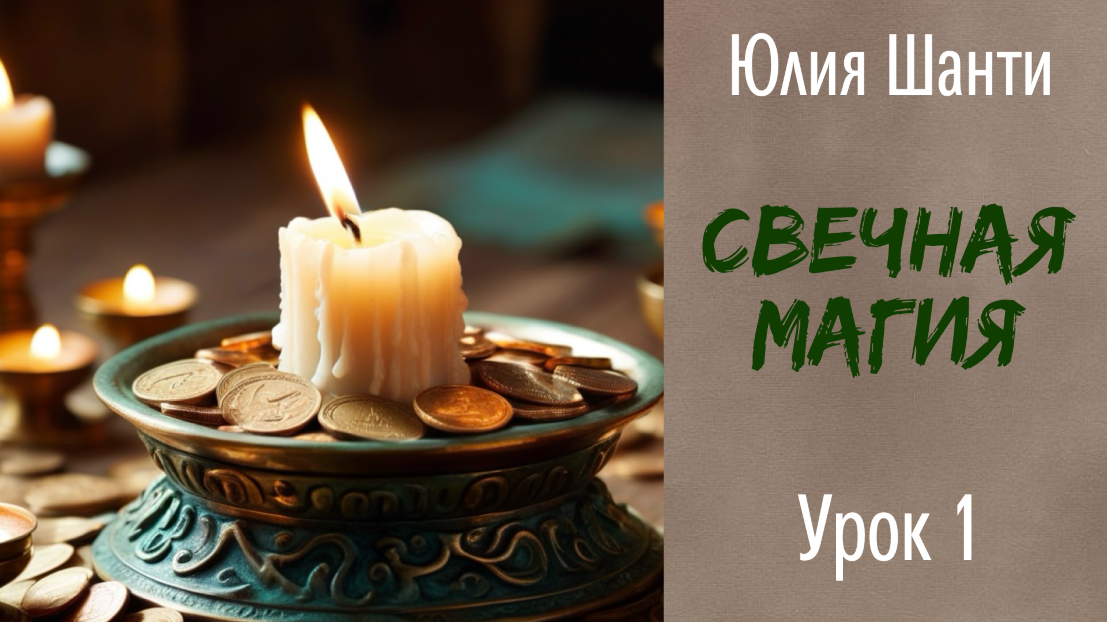 Свечные уроки. Часть 1