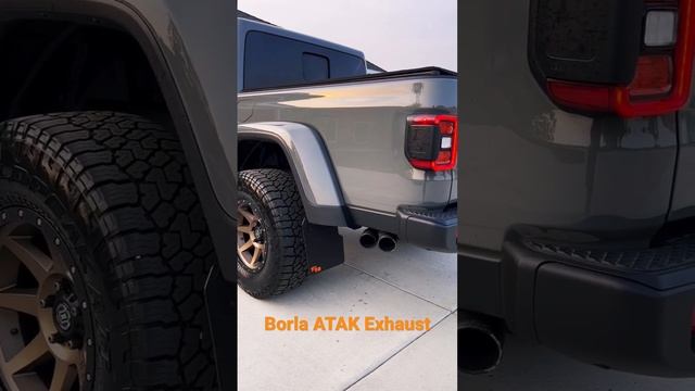 Jeep Gladiator Borla ATAK exhaust. Start Up.