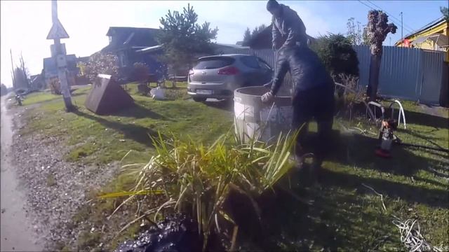 Чистка общественного колодца и ремонт швов