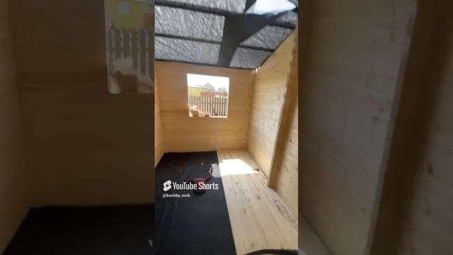 Дачный дом 6х6 в процессе сборки изнутри