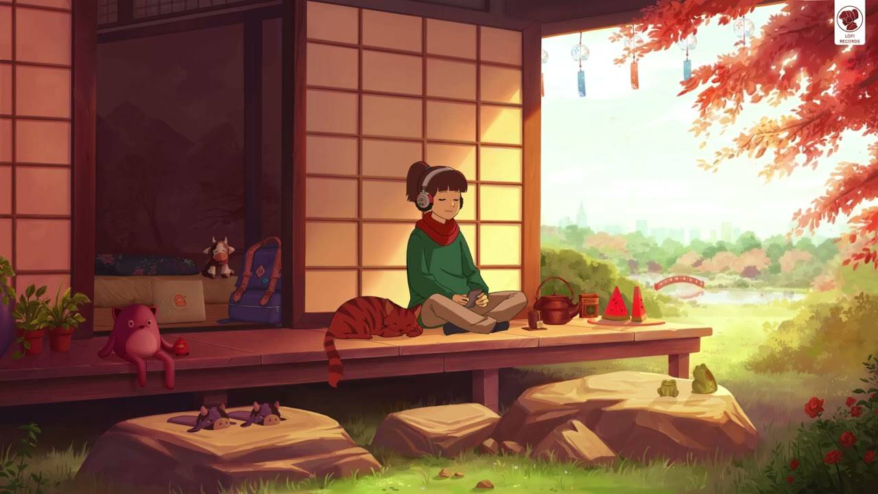 Soothing Breeze 🍃(Успокаивающий ветерок)  [asian lofi (Азиатская lo-fi)]