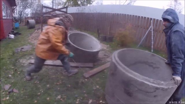 Копка колодца на воду в Орехово Зуево полное видео