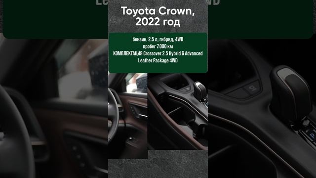 Новый #toyota #crown 2022 год