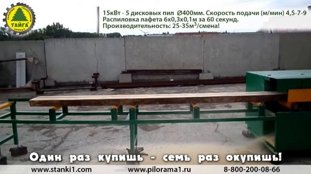 Многопил дисковый Тайга СМД 2