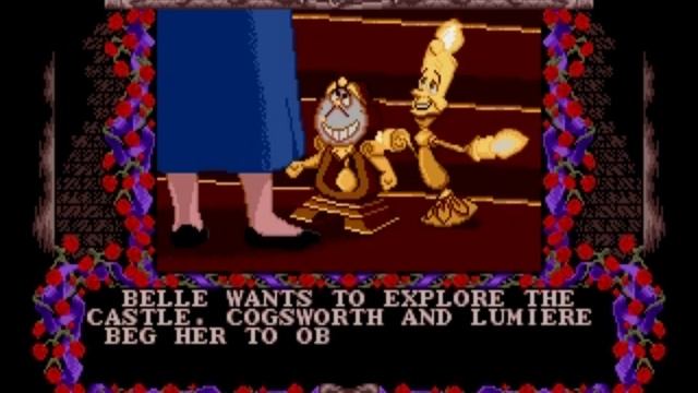 Beauty and the Beast Belles Quest (Sega Genesis \ Megadrive) Прохождение