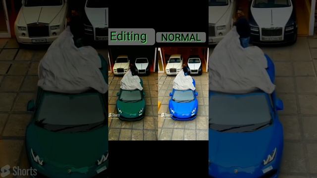 NORMAL VS EDITING🔥LAMBORGHINI COLOR CHANGE #@Paradise.201