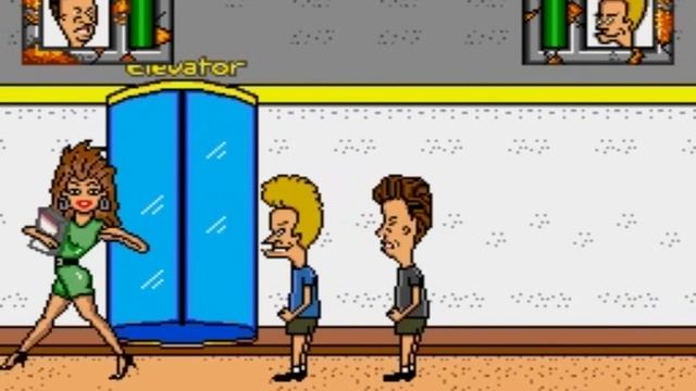 Beavis and Butthead (Sega Genesis \ Megadrive) прохождение