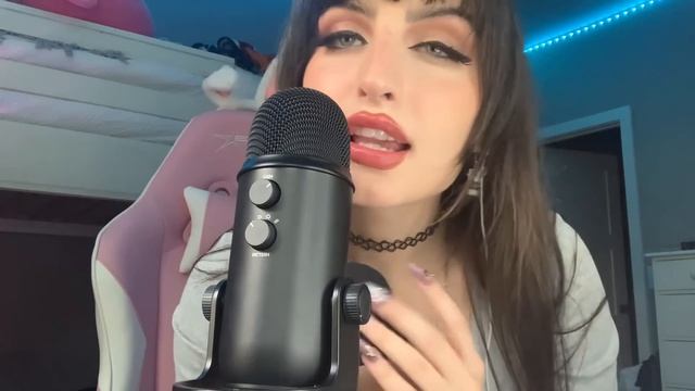 ASMR _ Upclose Intense ( Wet & Dry ) Mouth Sounds w_ Inaudible Whispering ( no talking )