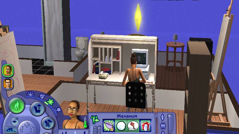 Катя поздно на работу а Пьер получил повышение  The Sims 2    Часть 4
