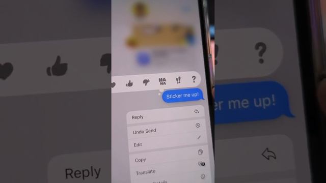 Remove iMessage Stickers #appletips #iphone #imessage #howto #tech