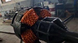 Шарошечный расширитель 650 мм. Сменные шарошечные элементы увеличенного размера. ГНБ.