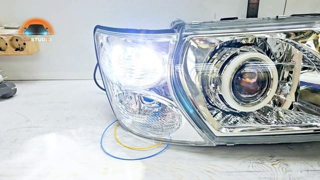 Nissan Patrol 61 светодиодный тюнинг комплект фар