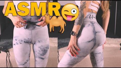 ASMR Amy TIGHT LEGGINGS SCRATCHING