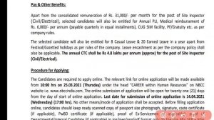 🔥 NBCC Site Inspector Recruitment For Civil & Electrical Engineers | 4.8 Lacs CTC | बन जाओ इंजीनियर