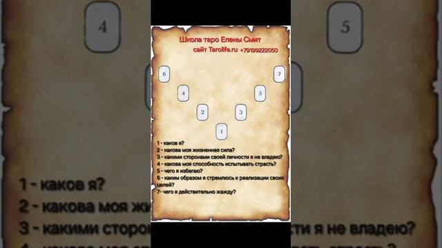 ТОП 5 САМЫХ ПРОСТЫХ РАСКЛАДОВ на картах ТАРО #таро #гадания