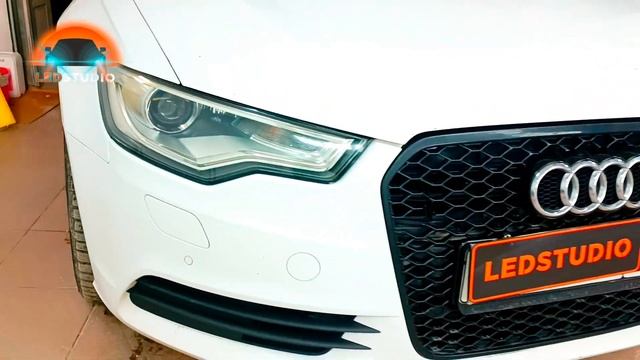 Audi A6 фары восстановление и модернизация