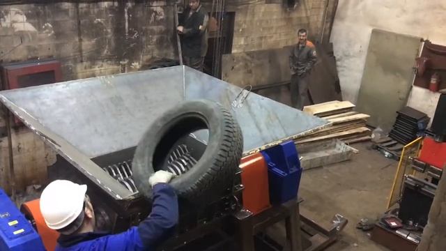 Утилизация Переработка автомобильных покрышек с бортовым кольцом