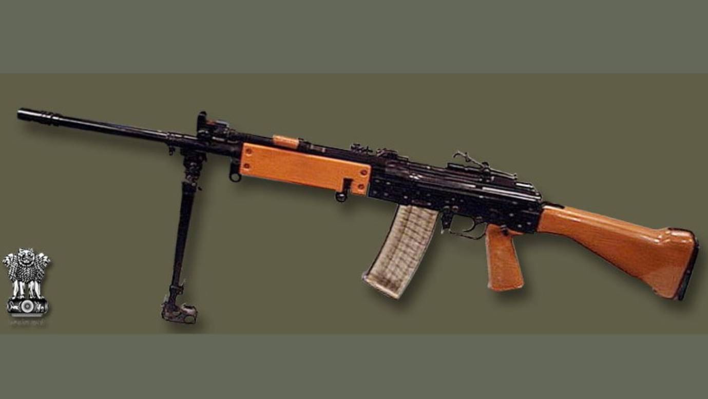 Индийский пулемет INSAS LMG  1993 г.