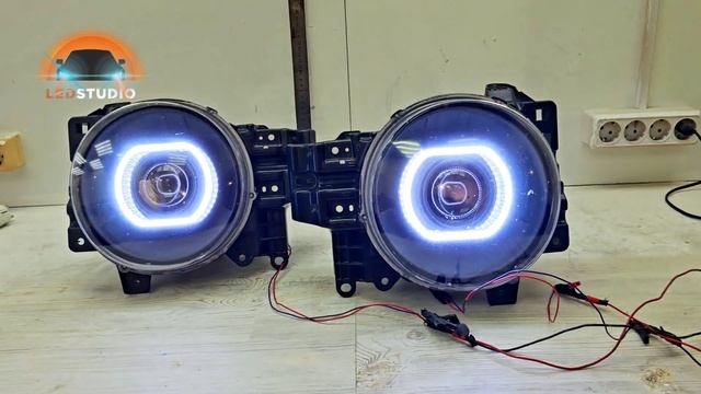 Toyota Fj Cruiser модернизация фар