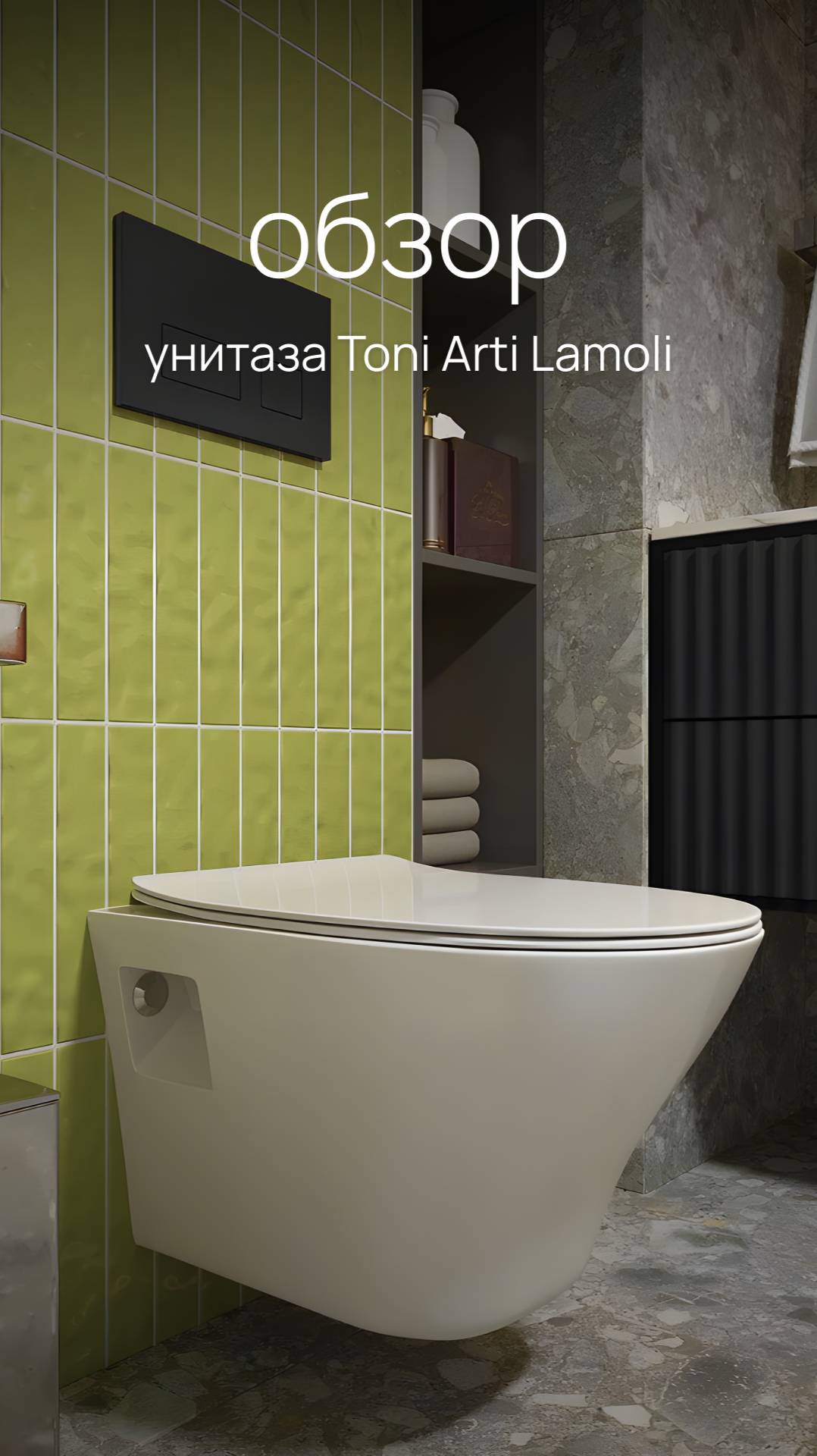 Обзор подвесного унитаза Toni Arti Lamoli с сиденьем с микролифтом.
Код товара: 846157 #унитаз