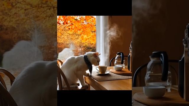 Кофейный кот : Утро начинается!