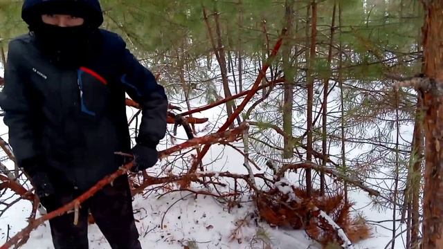 Выживание в зимнем лесу 4 серия