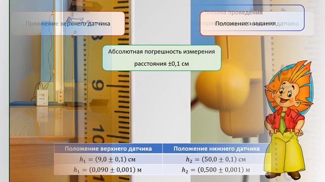 7. Определение ускорения свободного падения