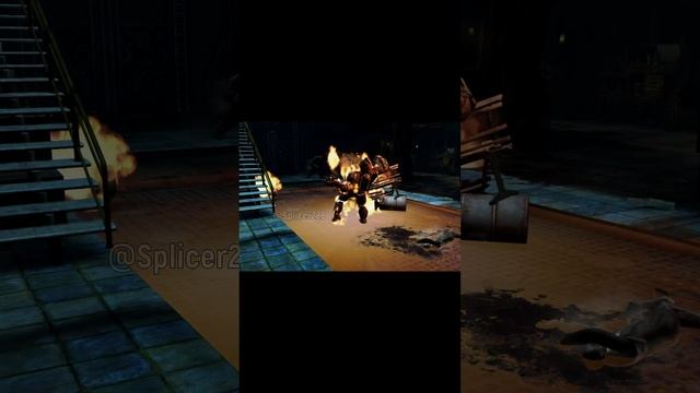 Мутант Зверь VS Серия Альфа (Большой папочка) • BioShock 2
