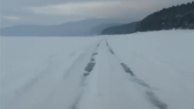 Красноярское море. Февраль 2012 года. Часть 1.