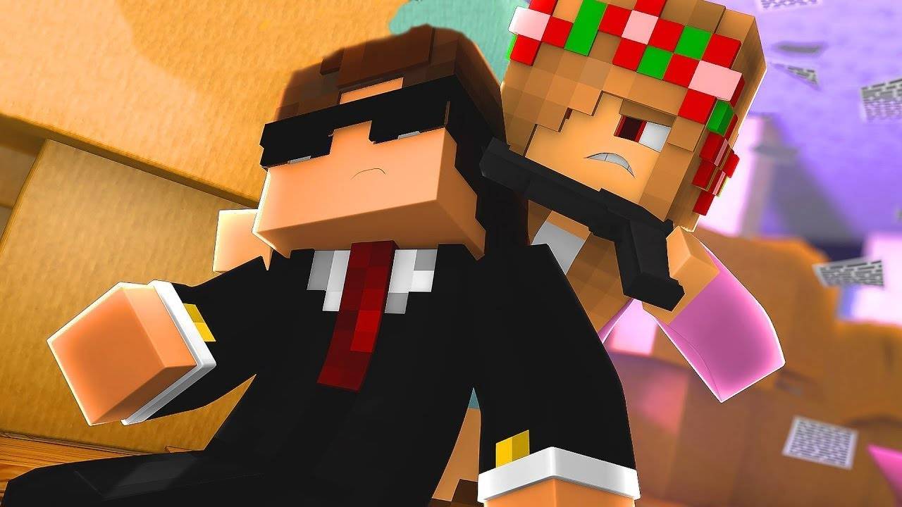 Майнкрафт но на меня напали девушки!