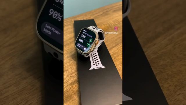 Apple Watch Obsidian Mist Black Nike Sport Band #applewatch #applewatchultra