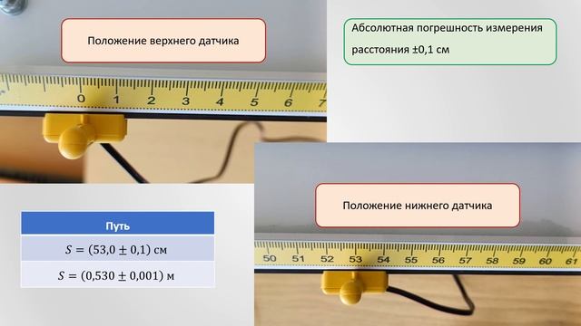 5. Определение ускорения тела. Способ 2