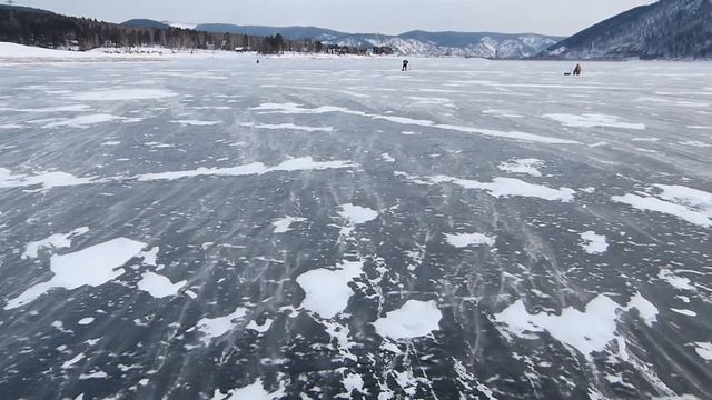 Красноярское море. Январь 2014 года.