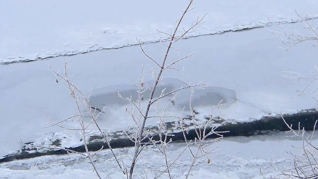 Лёд на Волге.